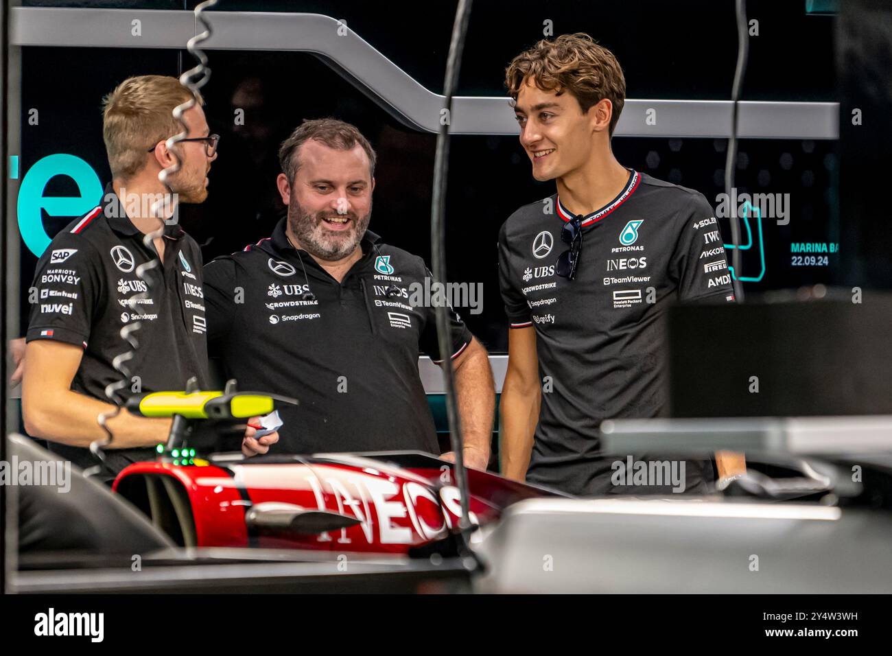 Marina Bay, Singapore, 19th Sep 2024, George Russell, from the United ...