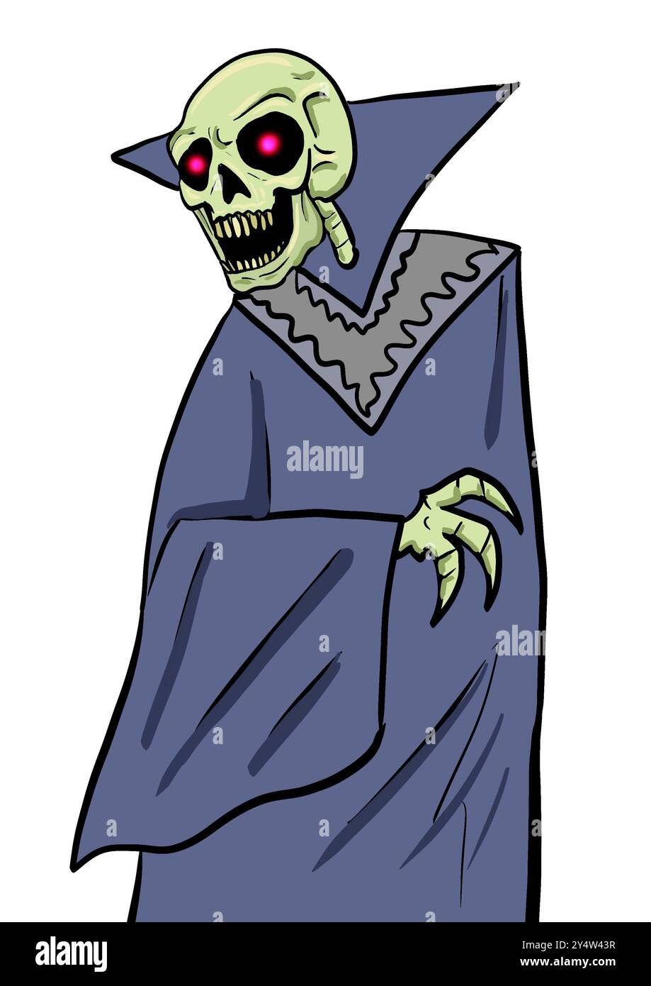 halloween monster ghoul ghost spook devil creature illustration Stock ...