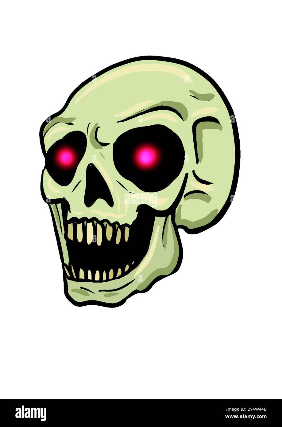 halloween monster ghoul ghost spook devil creature illustration Stock ...