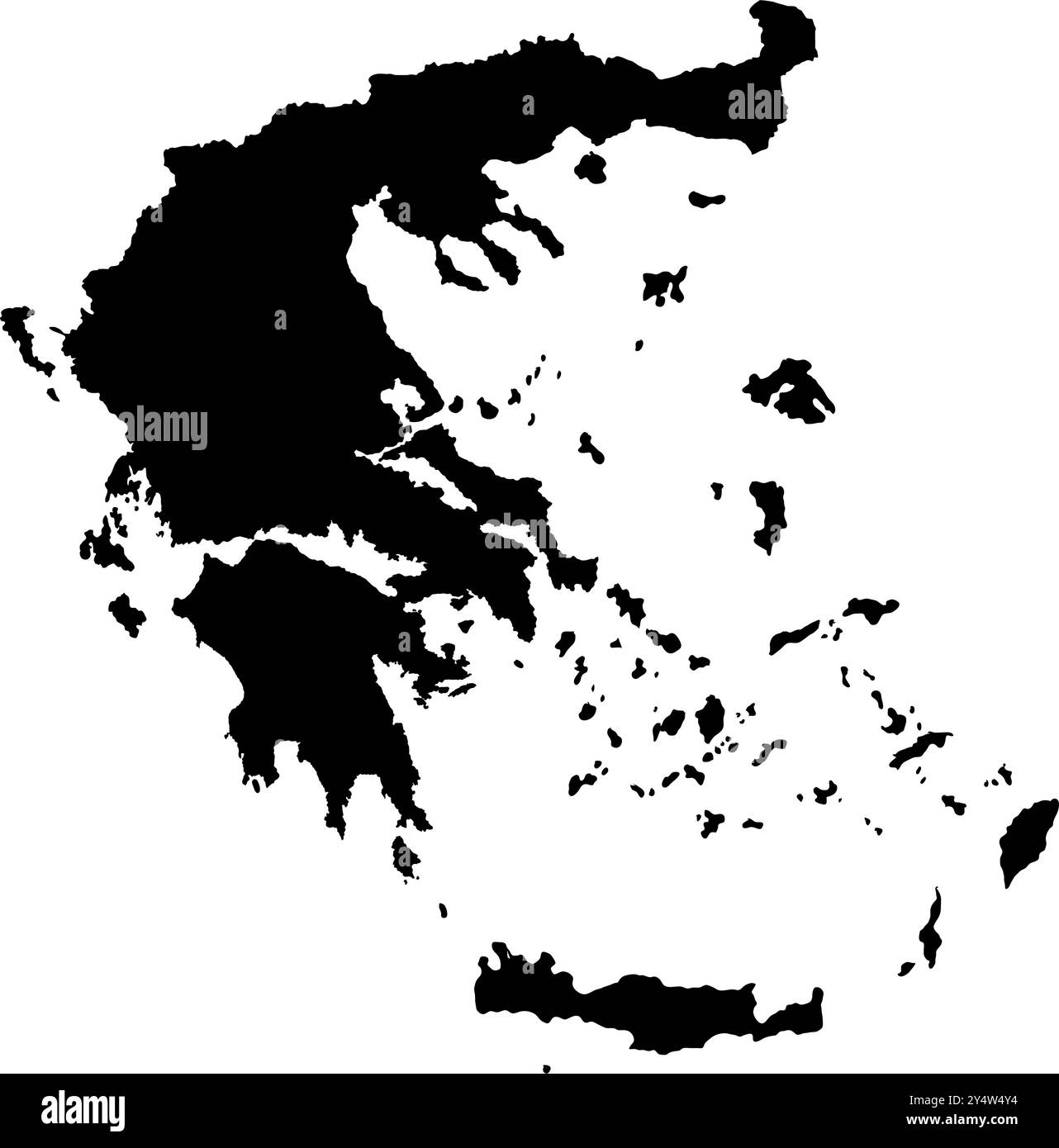 Greece map vector greek hi-res stock photography and images - Alamy