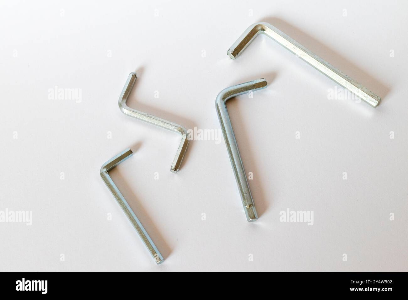 Close up shot of the different sizes of angle keys Stock Photo - Alamy