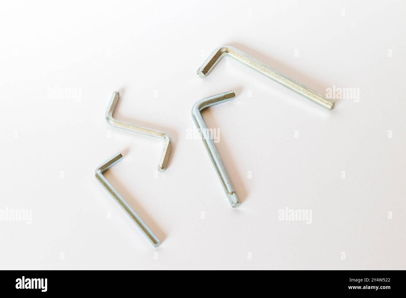 Close up shot of the different sizes of angle keys Stock Photo - Alamy