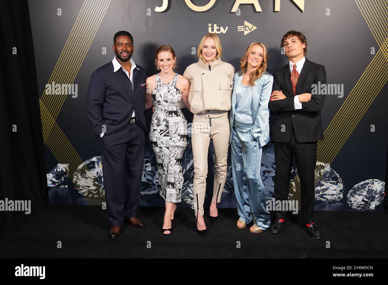 (left to right) Gershwyn Eustache Jr., Kirsty J. Curtis, Sophie Turner ...