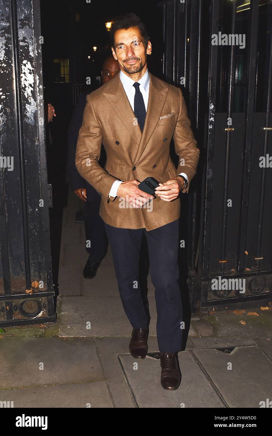 David Gandy. The UK Prime Minister Welcomes Lead Figures From Fashion ...
