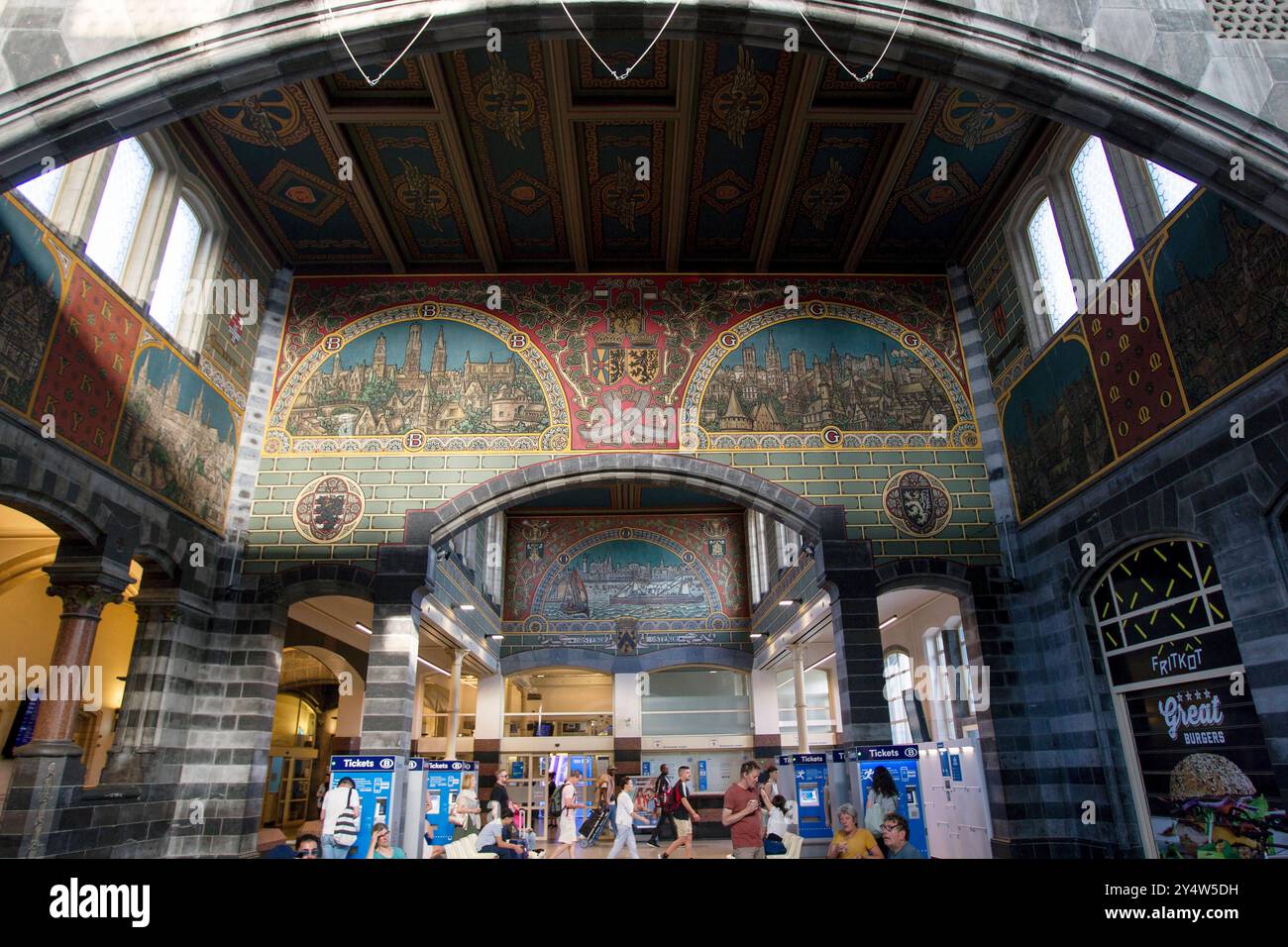 Gent Sint Pieters Railway Station, Gent, Belgium on 11 August, 2024 ...