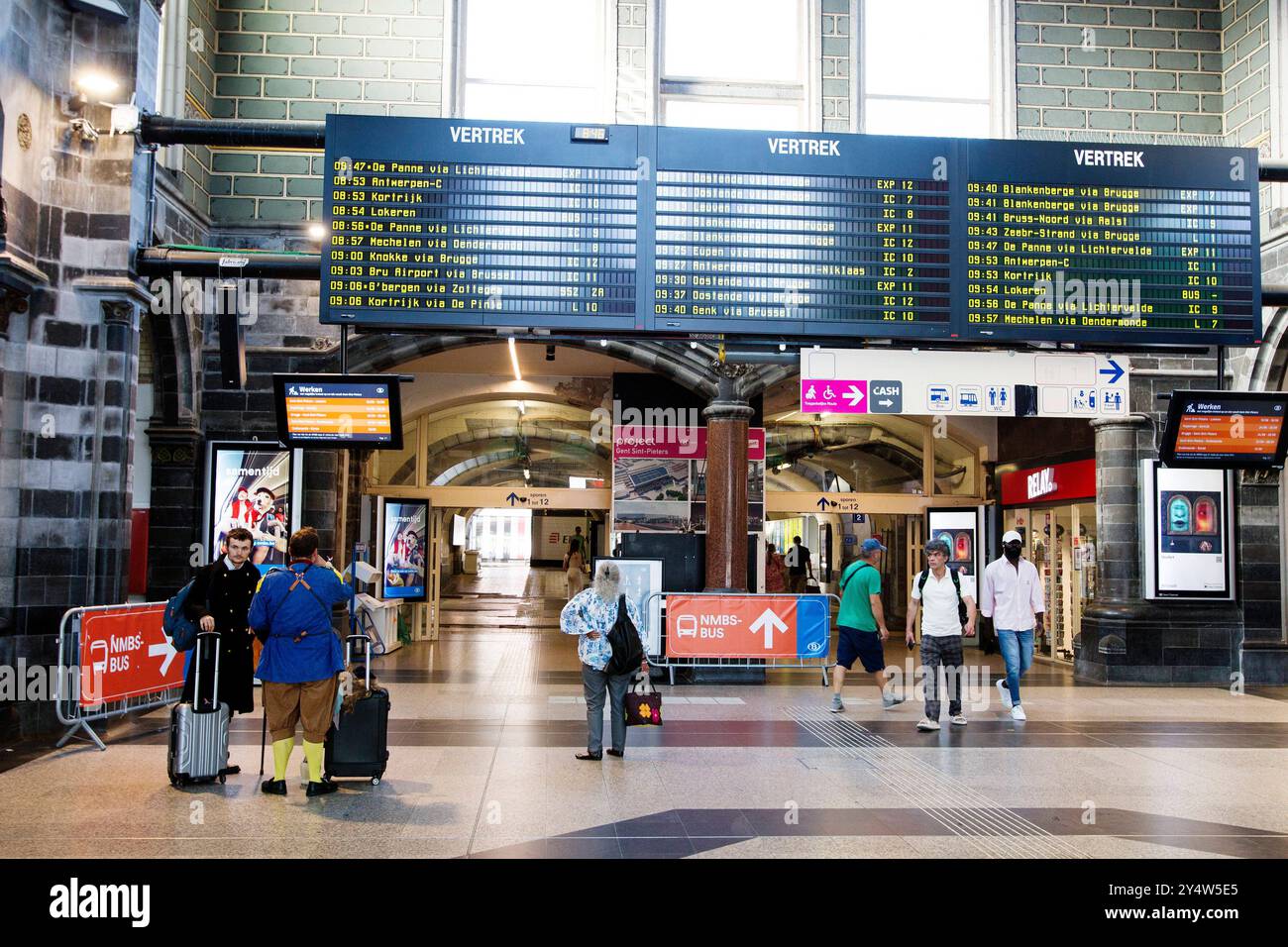Gent Sint Pieters Railway Station, Gent, Belgium on 11 August, 2024 ...