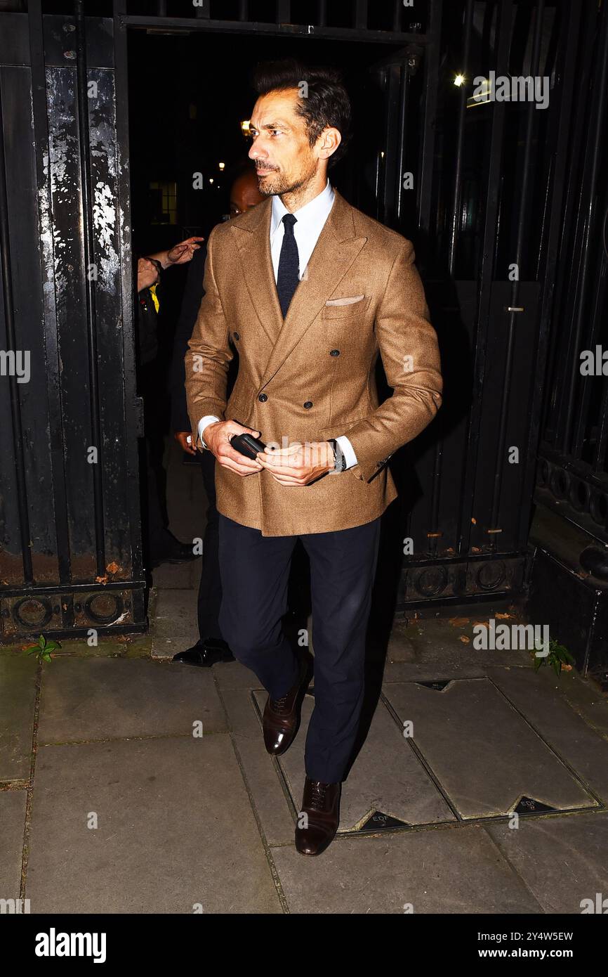 David Gandy. The UK Prime Minister Welcomes Lead Figures From Fashion ...