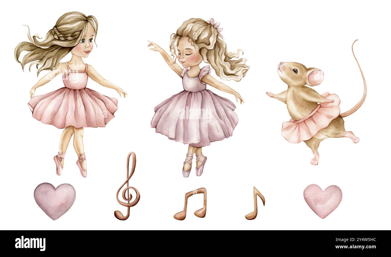 Dancing musical notes hi-res stock photography and images - Alamy