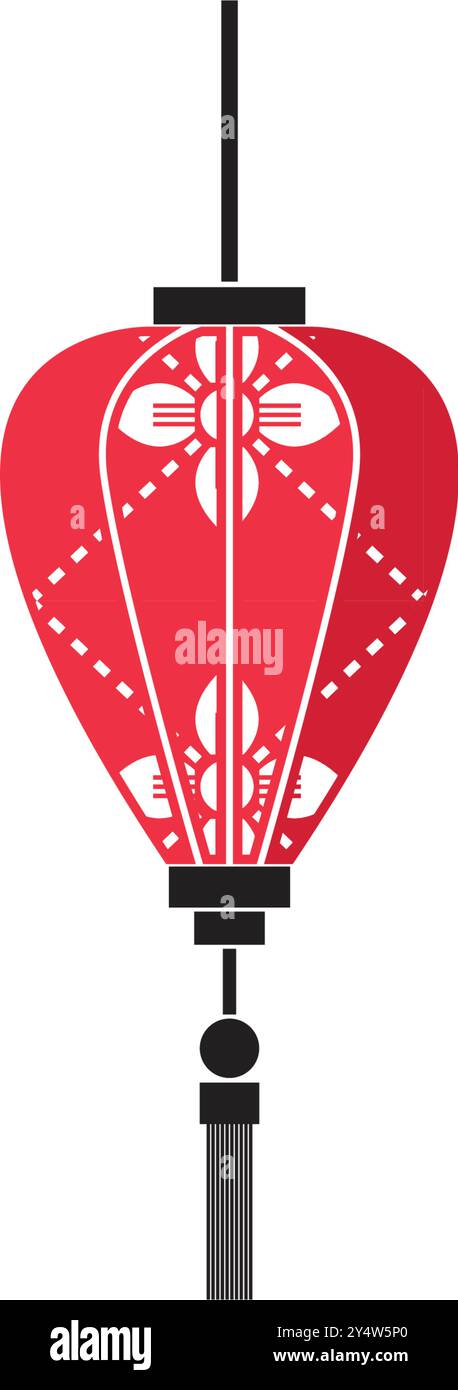 Chinese style red festive Stock Vector Images - Alamy