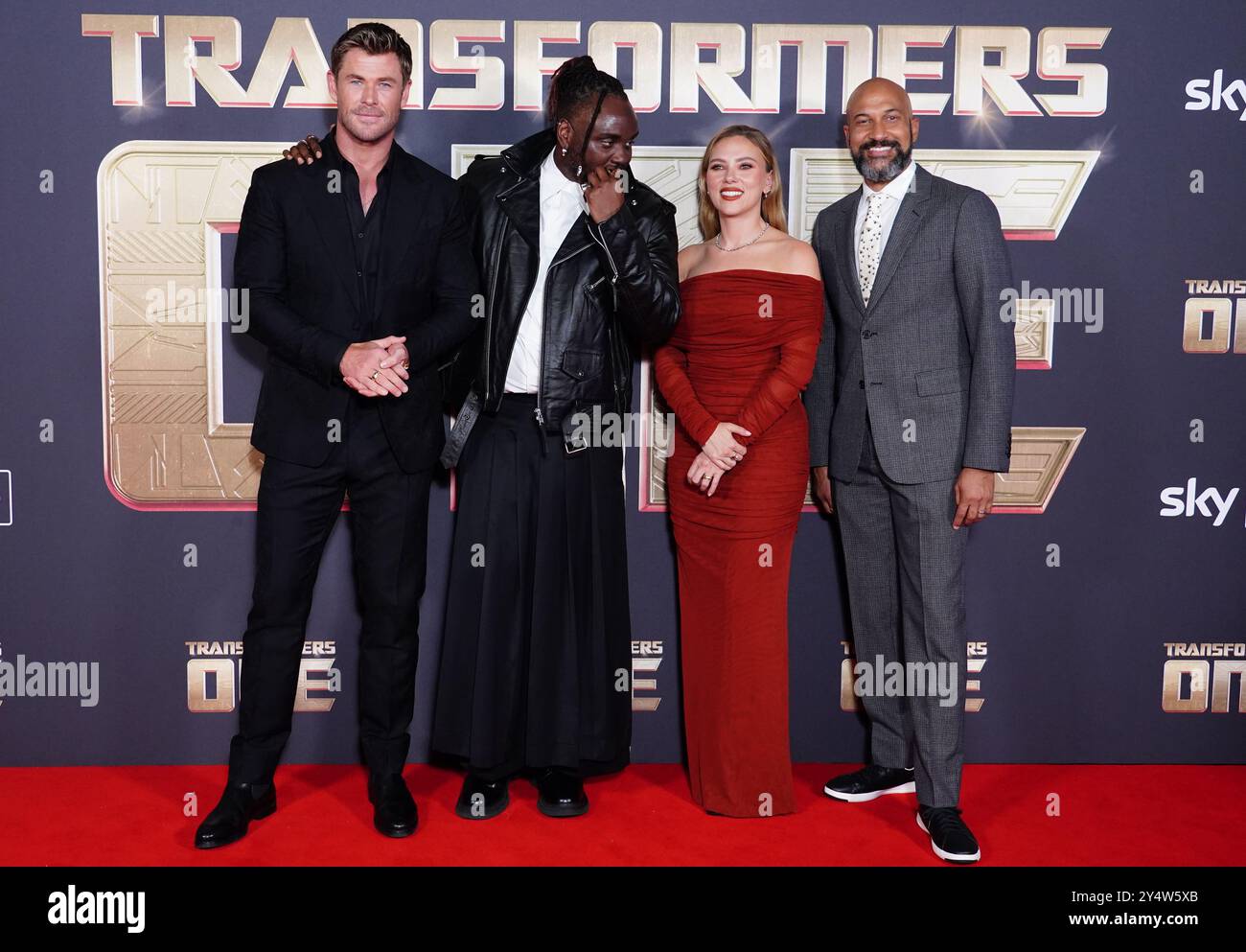 (left-right) Chris Hemsworth, Brian Tyree Henry, Scarlett Johansson and Keegan-Michael Key ...