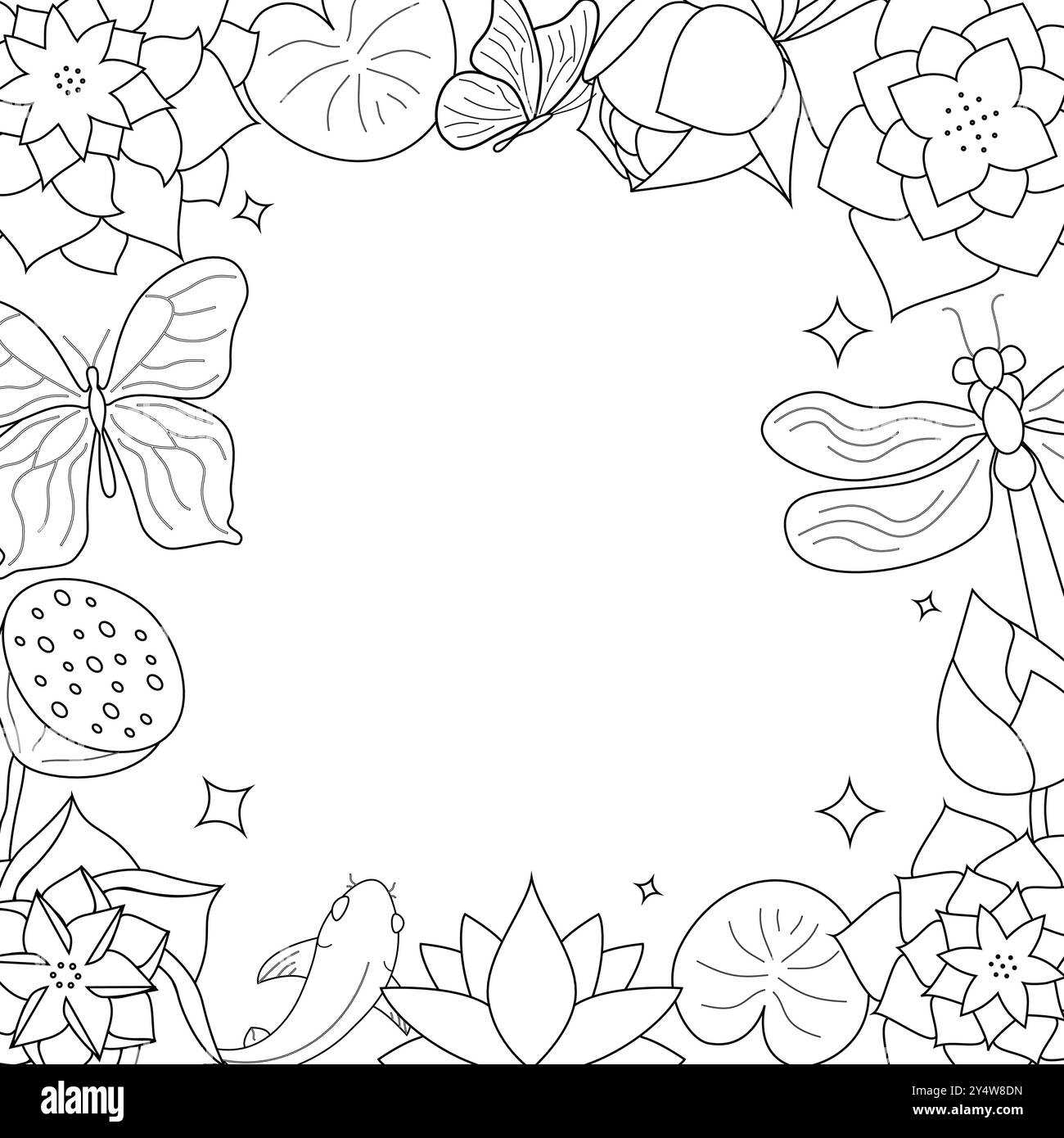 Botanical illustration flower Black and White Stock Photos & Images - Alamy