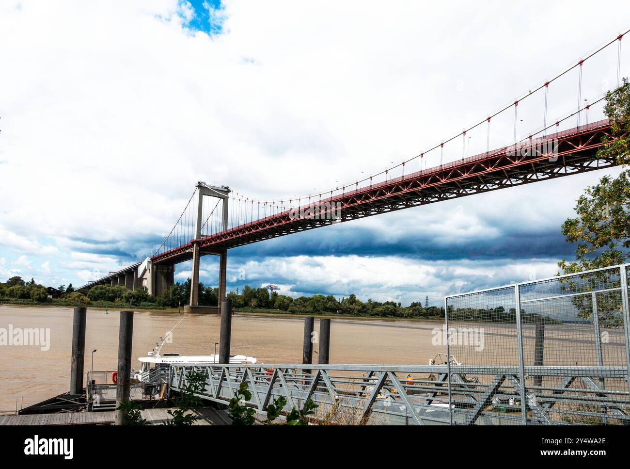 Pont daquitaine french suspension hi-res stock photography and images ...