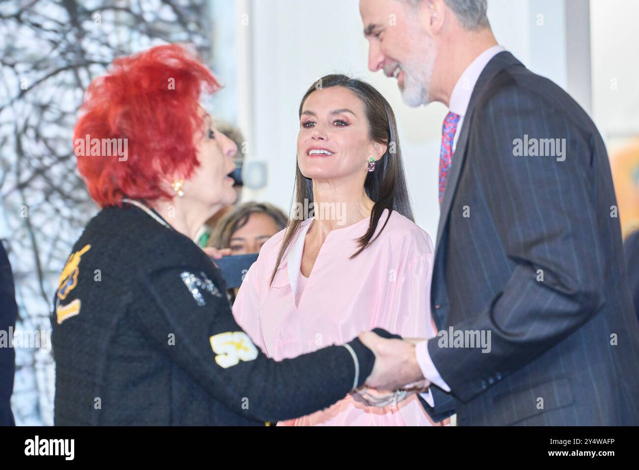 Queen letizia of spain juana de aizpuru hi-res stock photography and ...