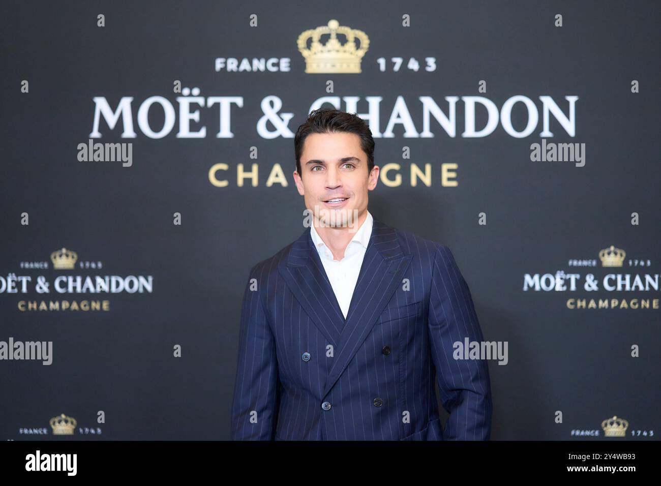 Alex Gonzalez attends Moet Chandon Christmas party at Mandarin Oriental ...