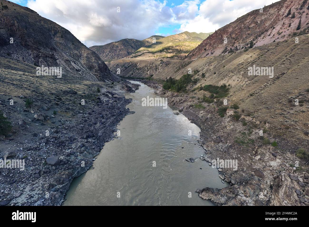Fraser River Canyon in Canada Stock Photo - Alamy