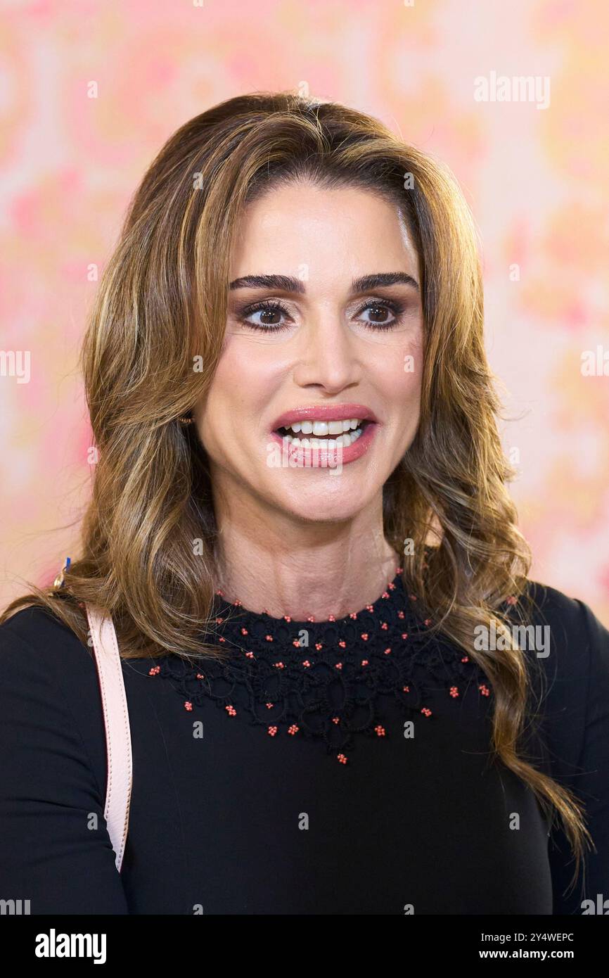 Queen Rania of Jordan visits host a lunch with Jordan Royals at Royal ...