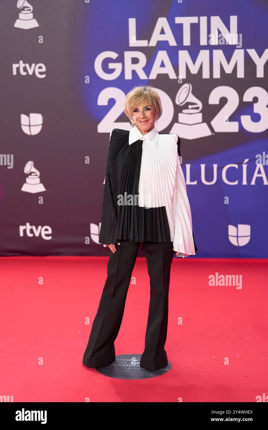 Ana Torroja attends the red carpet during the 24th Annual Latin GRAMMY ...