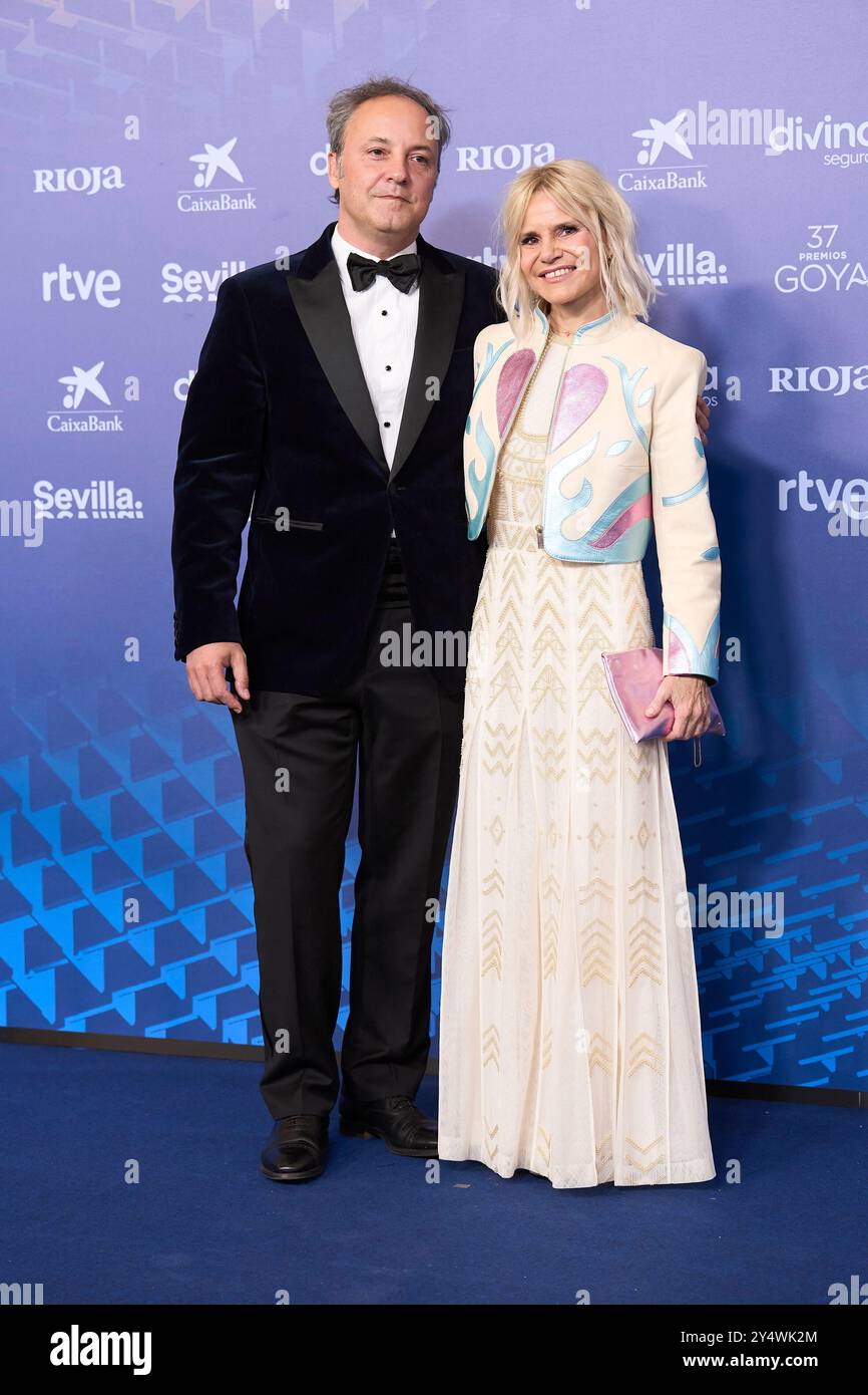 Narcis Rebollo, Eugenia Martinez de Irujo attends 37th Goya Awards ...