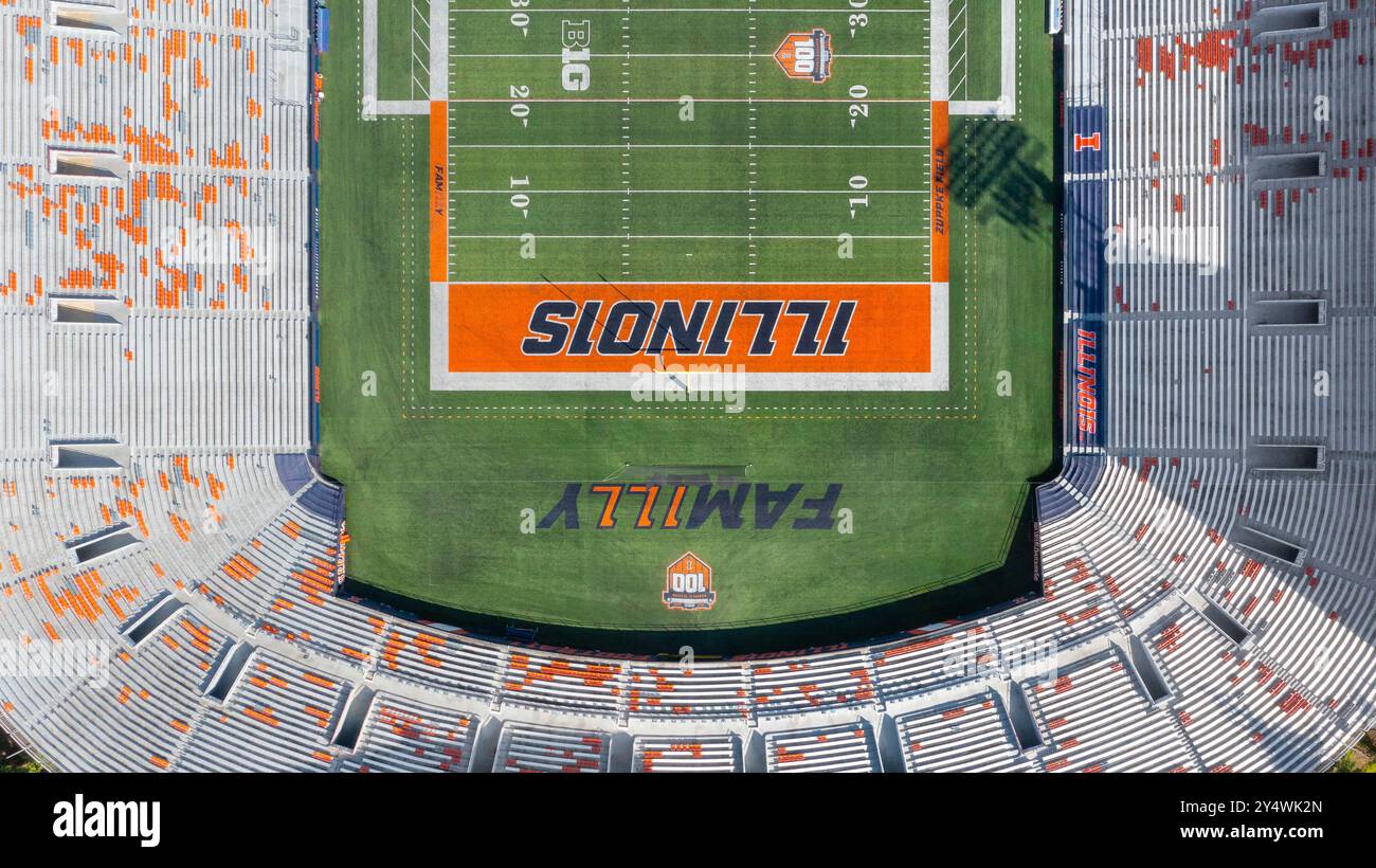 The University of Illinois Memorial Stadium is home to the NCAA ...