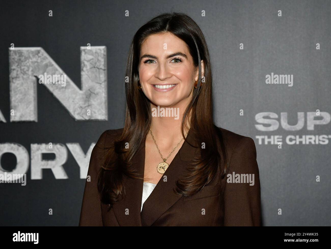 Kaitlan Collins attends the premiere of "Super/Man: The Christopher ...