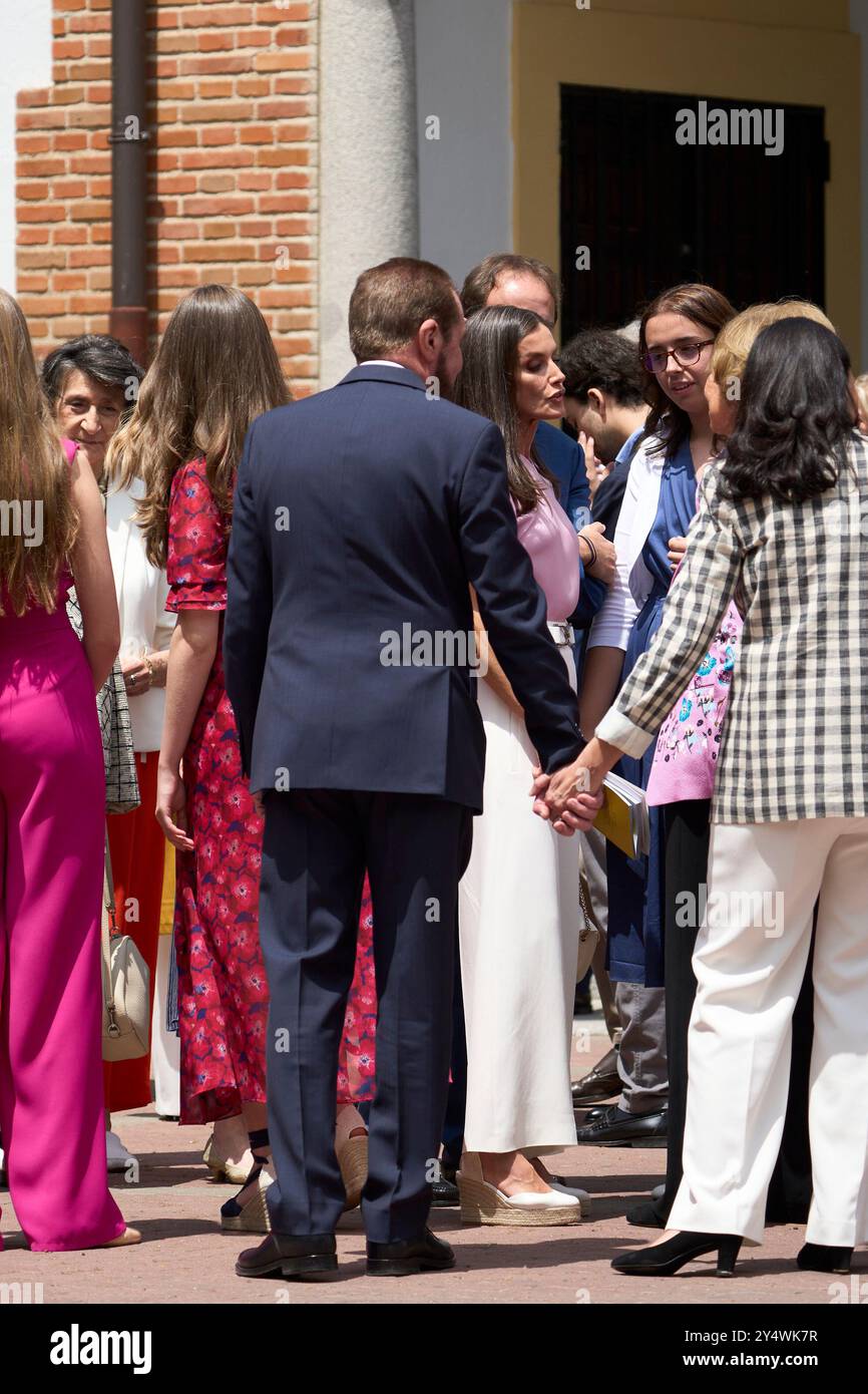Jesus Ortiz, Ana Togores leave after the confirmation of Princess Sofia ...