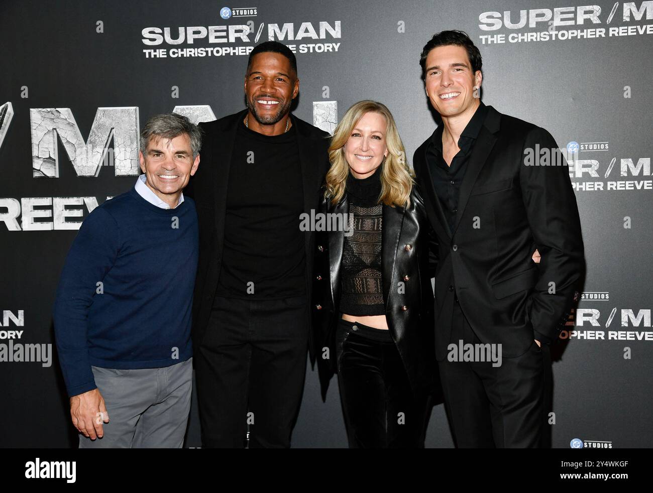 George Stephanopoulos, left, Michael Strahan, Lara Spencer and Will ...