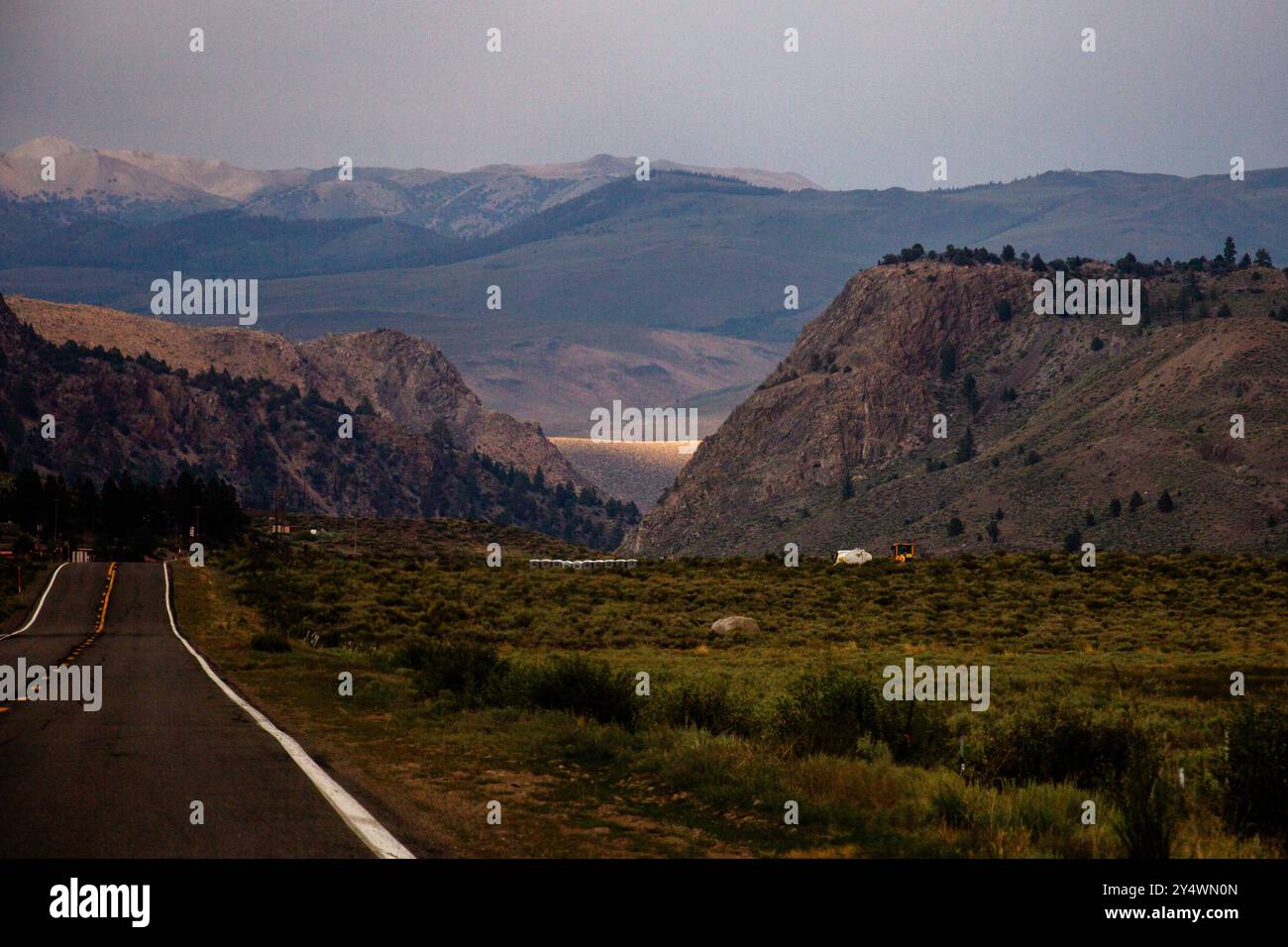 Highway 108 near Bridgeport Stock Photo - Alamy