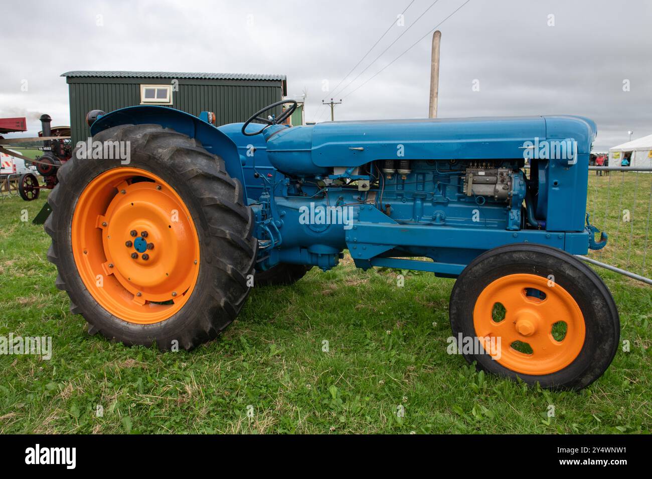 Low Ham.Somerset.United Kingdom.July 20th 2024.A restored Fordson major ...