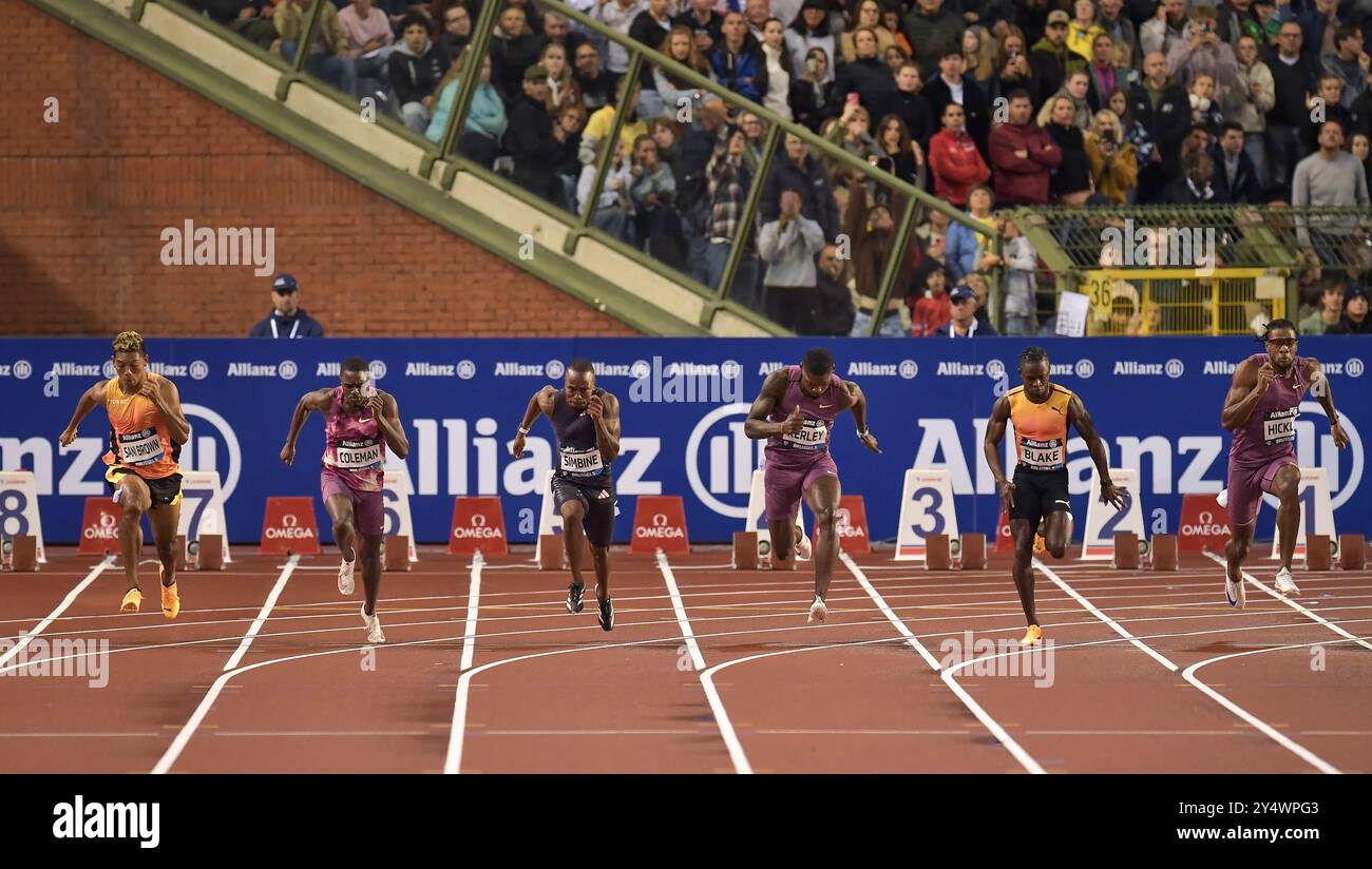 Abdul Hakim Sani Brown, Christian Coleman, Akani Simbine, Fred Kerley ...