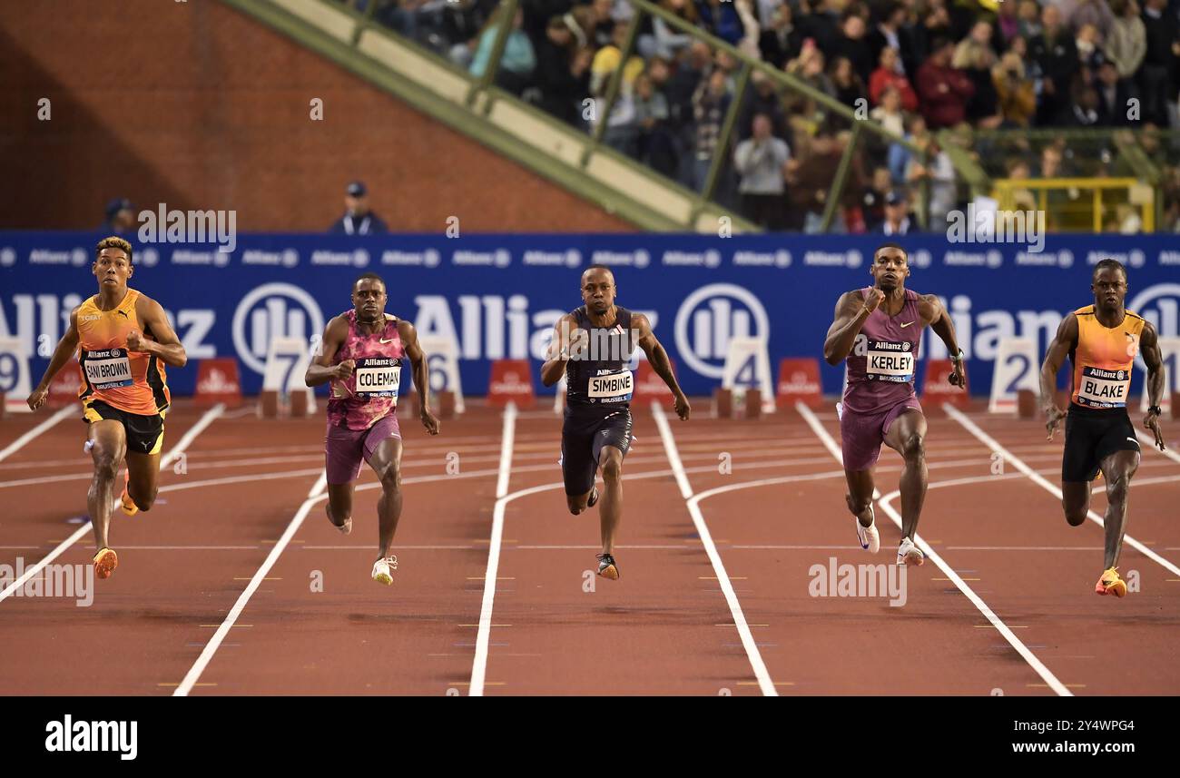 Abdul Hakim Sani Brown, Christian Coleman, Akani Simbine, Fred Kerley ...