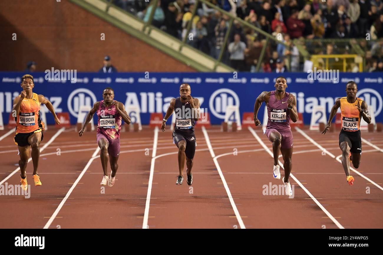 Abdul Hakim Sani Brown, Christian Coleman, Akani Simbine, Fred Kerley ...