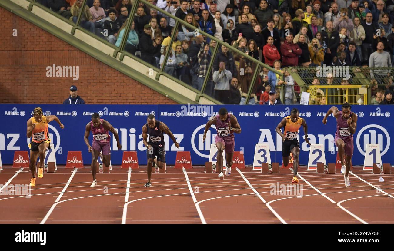 Abdul Hakim Sani Brown, Christian Coleman, Akani Simbine, Fred Kerley ...