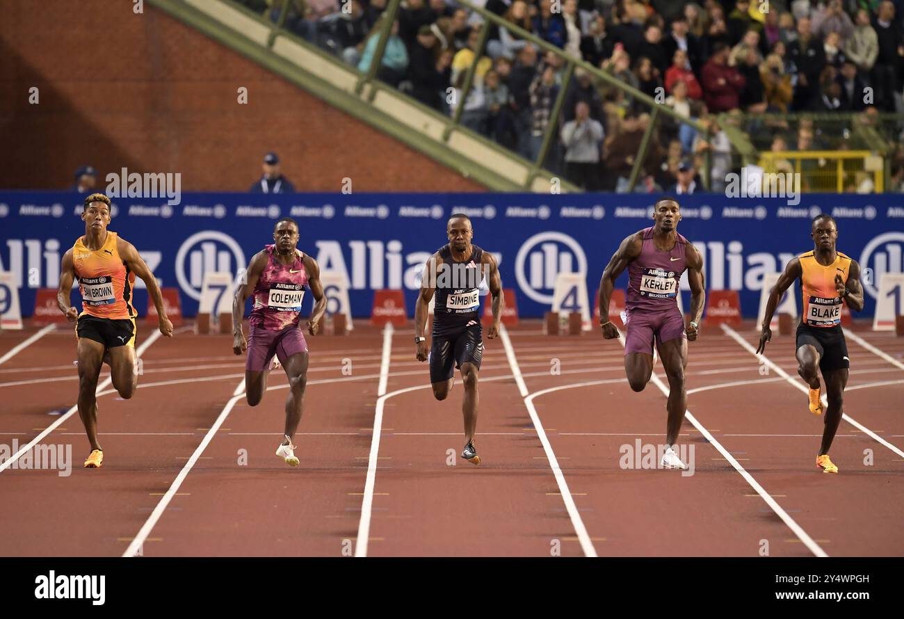 Abdul Hakim Sani Brown, Christian Coleman, Akani Simbine, Fred Kerley ...