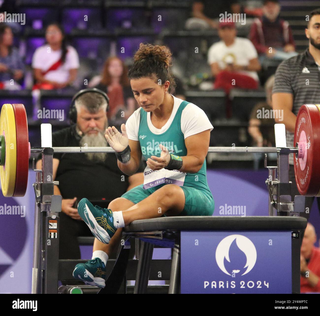 Maria RIZONAIDE DA SILVA of Brazil in the Para Powerlifting Women's up ...