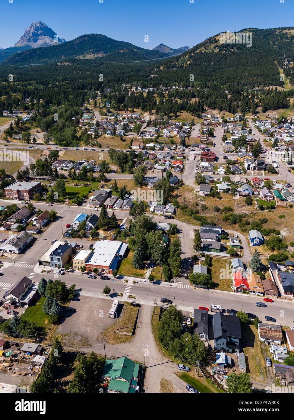 Aerial crowsnest pass hi-res stock photography and images - Alamy