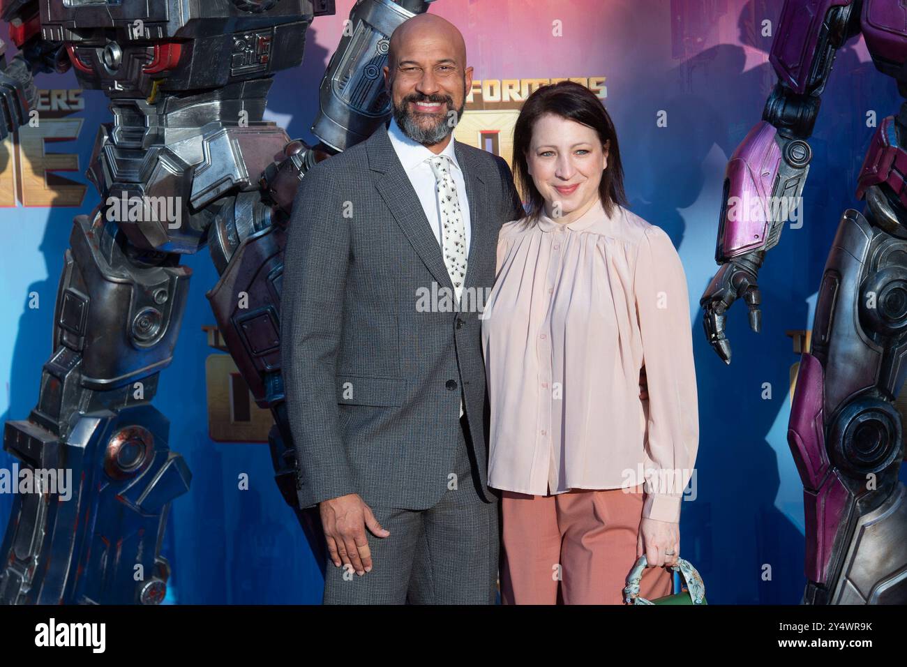 London, UK. 19 Sep, 2024. Pictured: Keegan-Michael Key and wife Elle ...