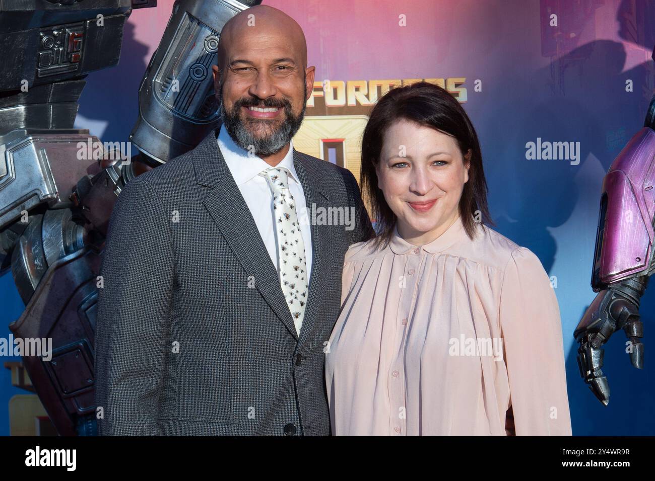 London, UK. 19 Sep, 2024. Pictured: Keegan-Michael Key and wife Elle ...