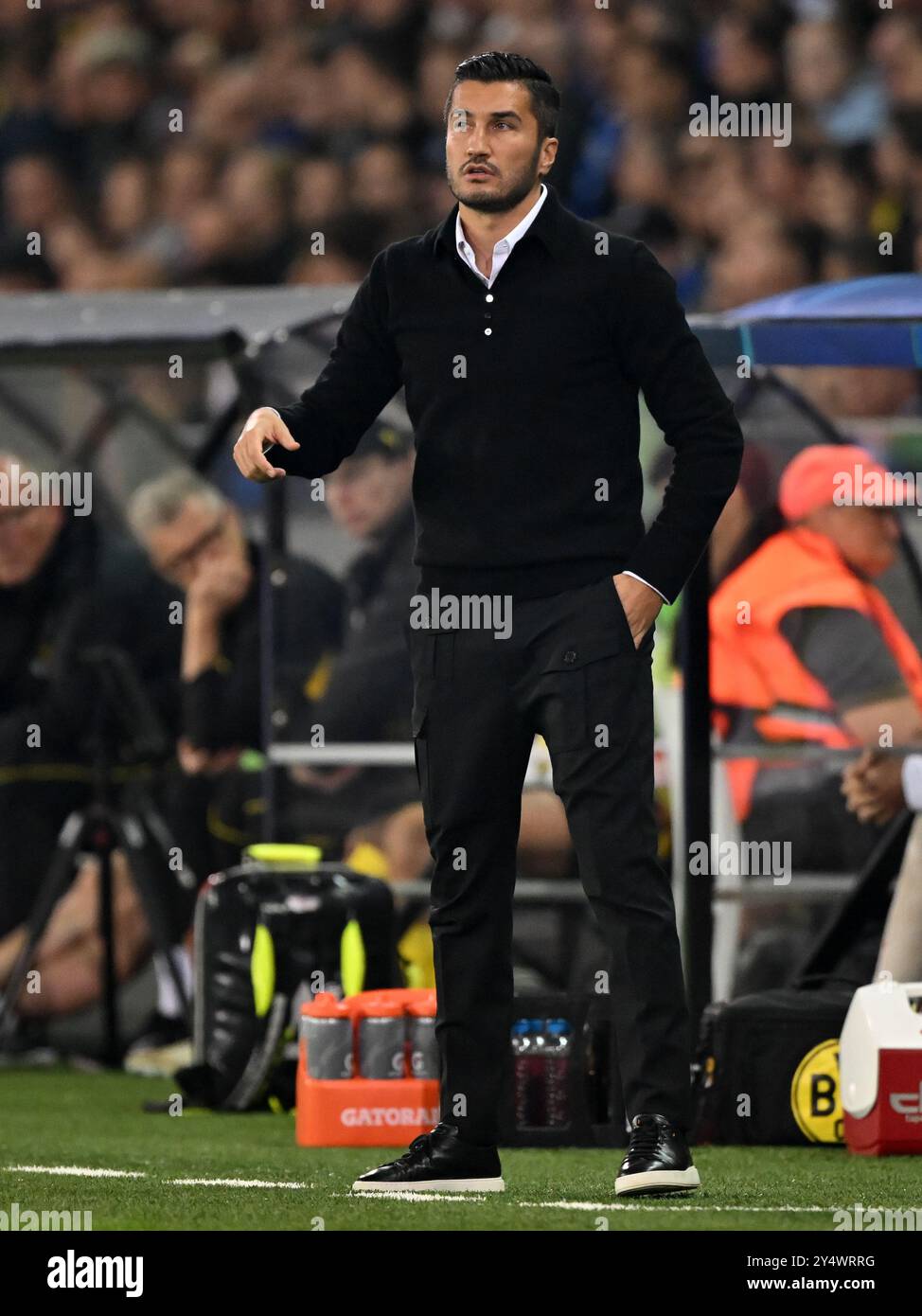 BRUGGE - Borussia Dortmund coach Nuri Sahin during the UEFA Champions ...