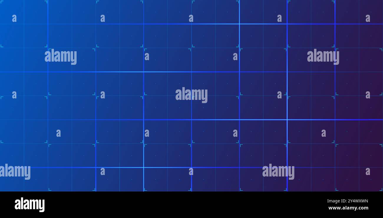 Technological grid. Data screen dashboard. HUD digital technology line ...