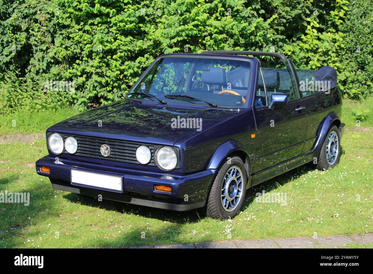 VW Golf Cabriolet Quartett Golf 1 Cabrio mit geöffnetem Verdeck ...