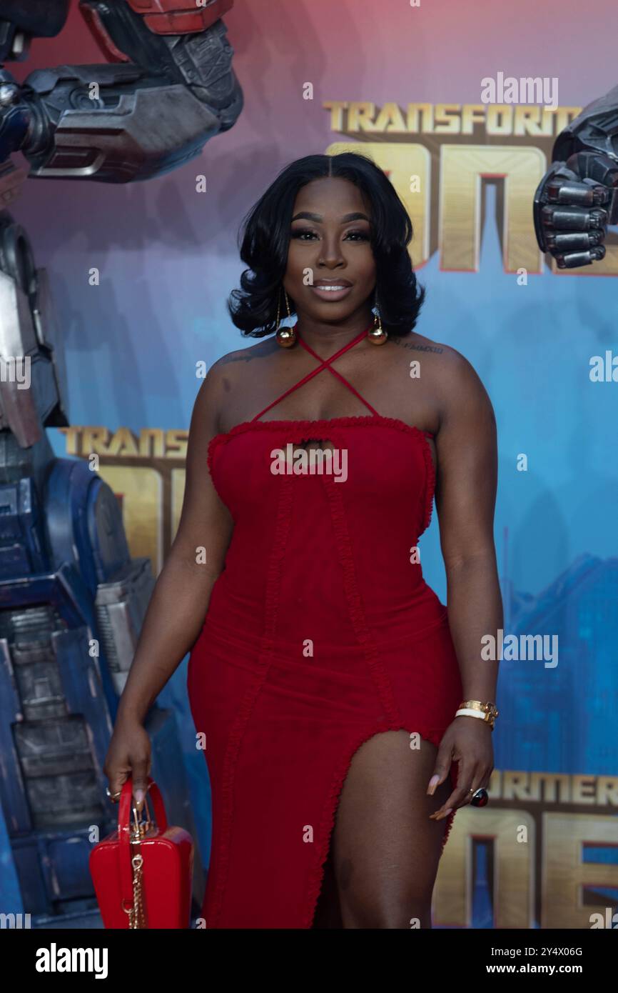 Esther Falana, Transformers One Premier, Cineworld Leicester Square ...