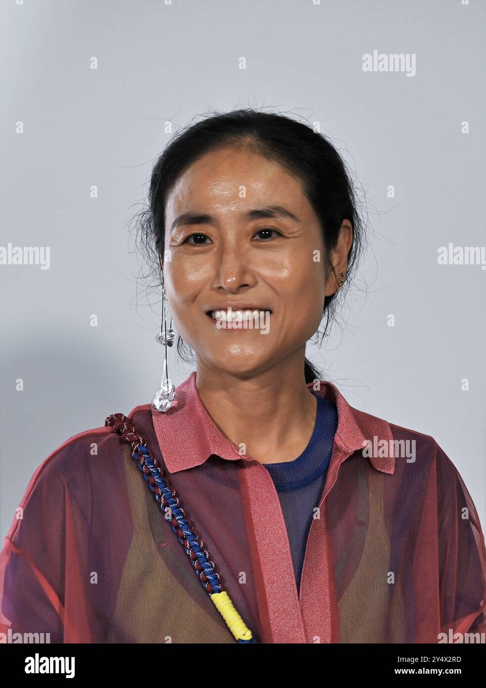 Milan,Italy PREVIEW MFW fashion show spring summer 25 In the photo:Mika Tajima Japanese artist ...