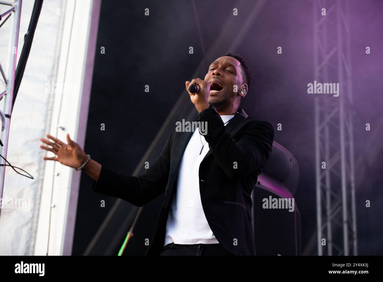Lemar performs live at Manchester barton aerodrome14th september 2024 ...
