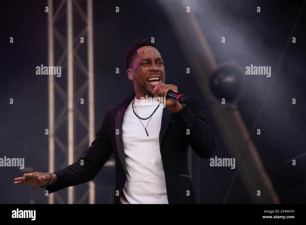 Lemar performs live at Manchester barton aerodrome14th september 2024 ...