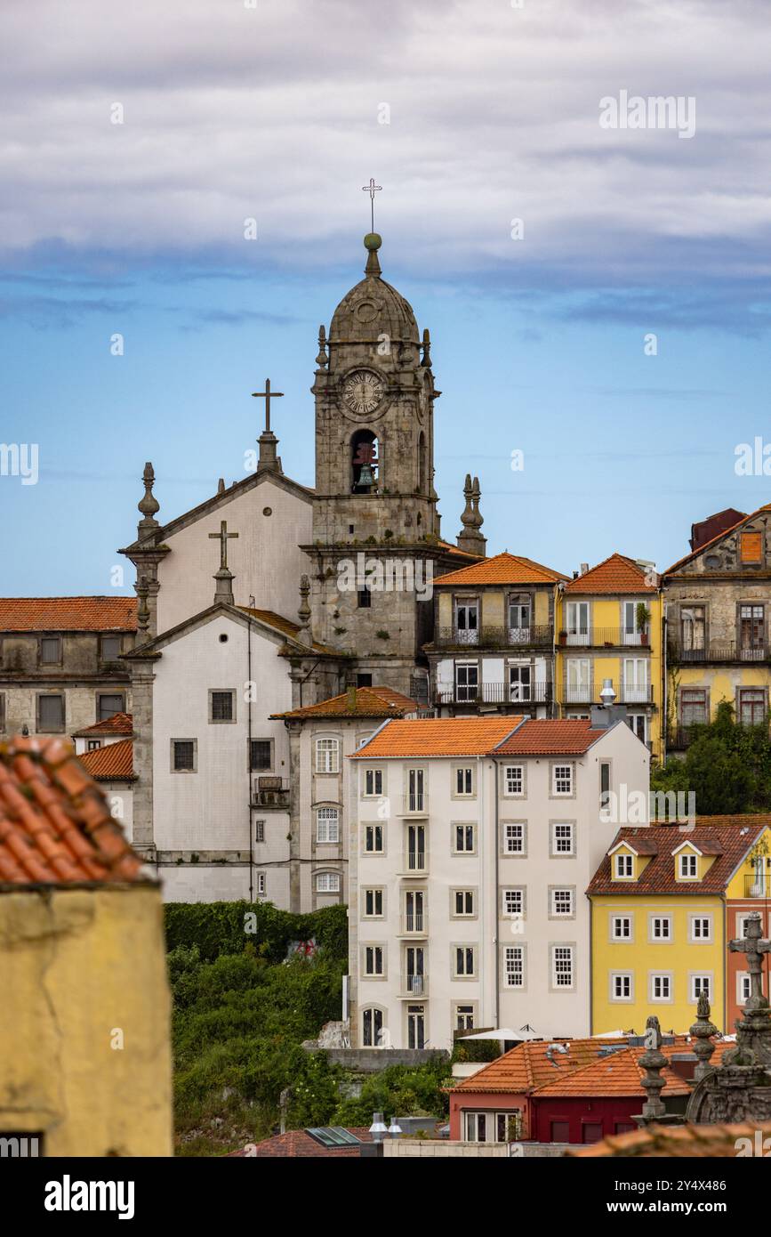 Colorful homes line the hillside in Porto, Portugal Stock Photo - Alamy