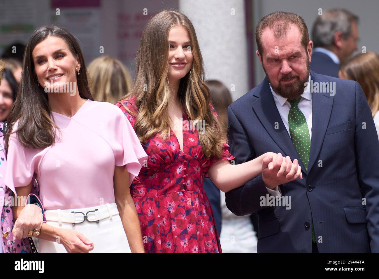 Queen Letizia of Spain, Crown Princess Leonor, The former Queen Sofia ...
