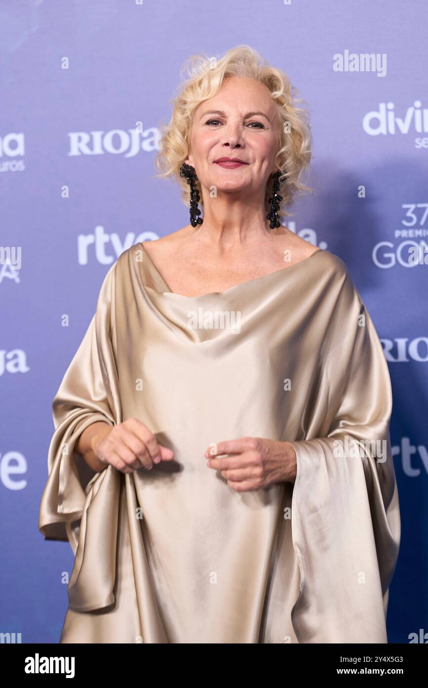 Elena Irureta attends 37th Goya Awards - Red Carpet at Fibes ...