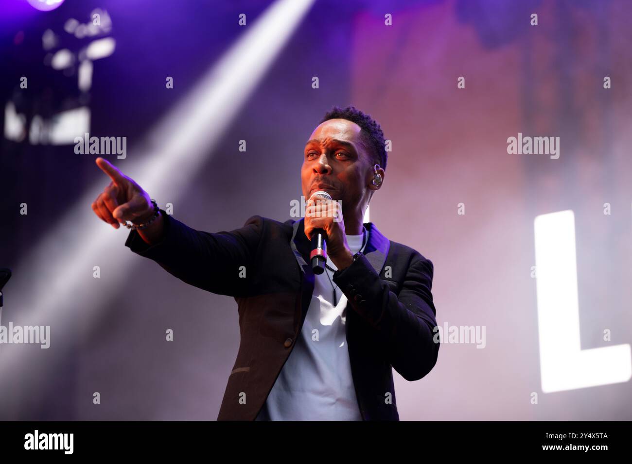 Lemar performs live at Manchester barton aerodrome14th september 2024 ...