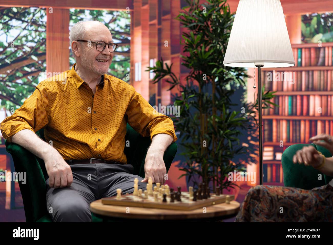 People playing chess home setting hi-res stock photography and images ...