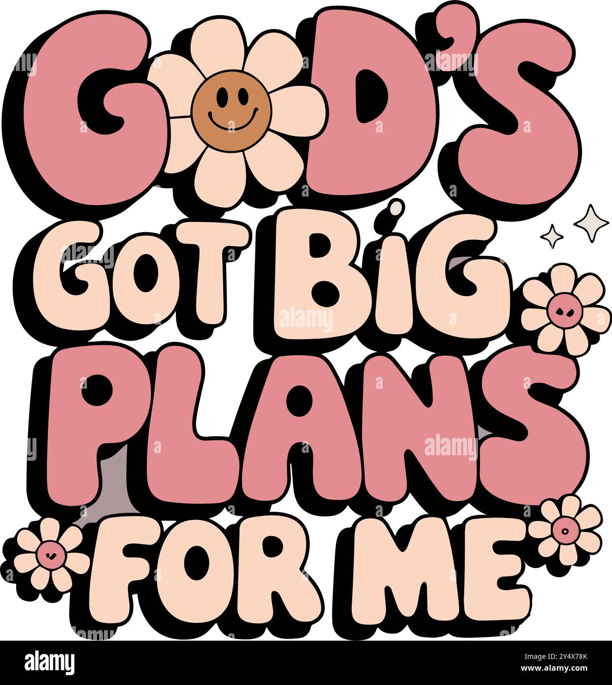 Gods Got Big Plans for Me Stock Vector Image & Art - Alamy
